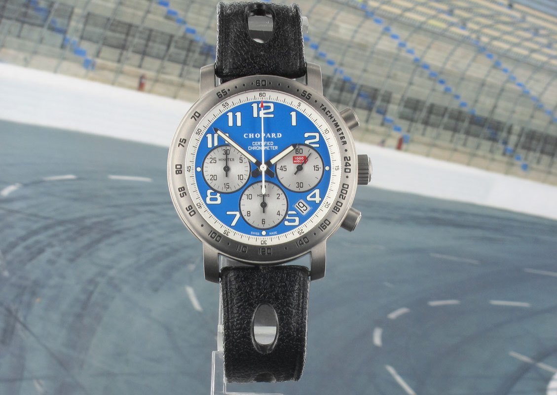 Watch Guru - Watch Fiend - Chopard - Vintage Blue Chronograph