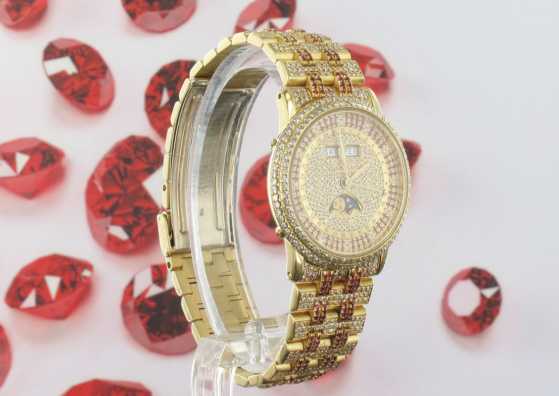 Watch Guru - Blancpain - Villeret Triple Calendar Moon Phase Diamond ...